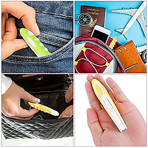 Sibba Travel Toothbrush, 4 Pack Folding Toothbrushes, Portable Soft Bristles Toothbrush with Box for Travel Camping Hiking School Home