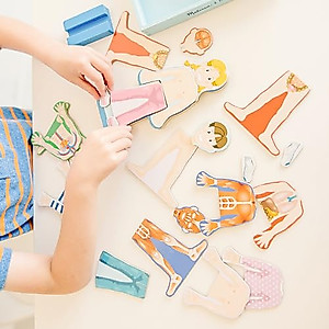 Melissa &amp; Doug Magnetic Human Body Anatomy Play Set With 24 Magnetic Pieces and Storage Tray