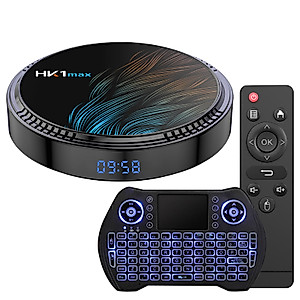 Android TV Box 11.0 4GB 64GB Smart TV Box Android Box RK3318 USB 3.0 Ultra HD 1080P 4K HDR WiFi 2.4GHz 5.8GHz BT 4.1 Set Top Box with Mini Wireless Backlit Keyboard