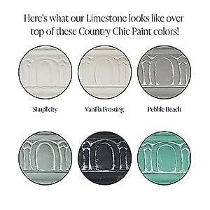 Furniture Glaze - Antique Patina Special Effects Glaze for Chalk Style Furniture Paint, Eco-Friendly Wood Stain, 6 Color Choices - Limestone [White] - Pint (16 oz)