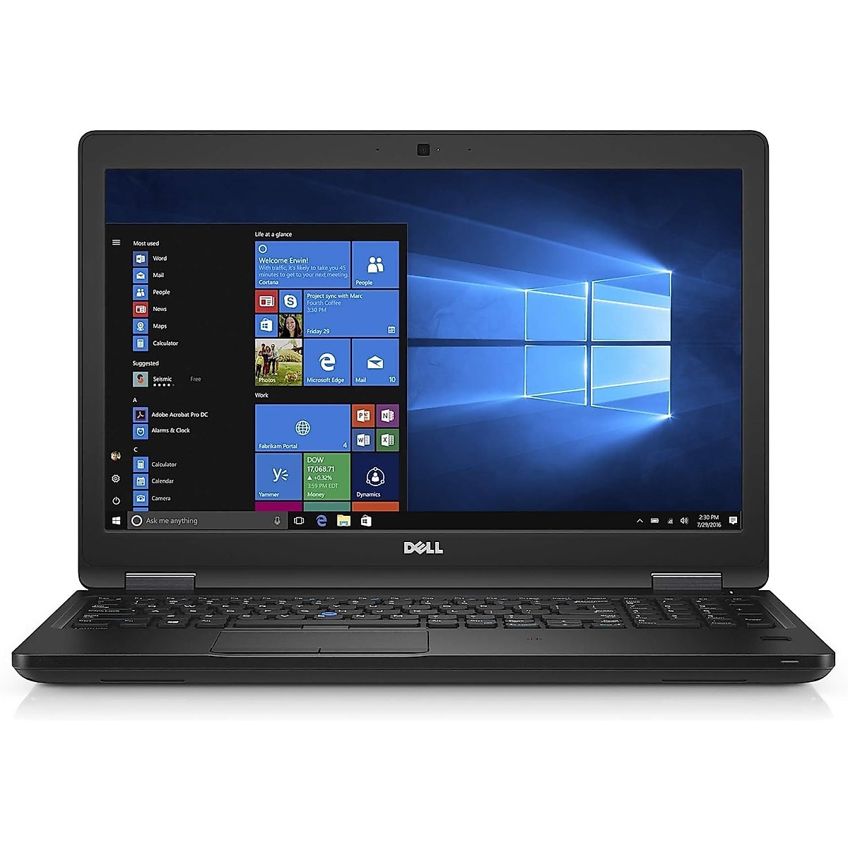 Dell Precision 3520 15.6" FHD IPS Laptop Computer, Intel Core i7-6820HQ 2.7GHz, NVIDIA Quadro M620, 16GB DDR4 RAM, 512GB SSD, Windows 10 Pro (Renewed)