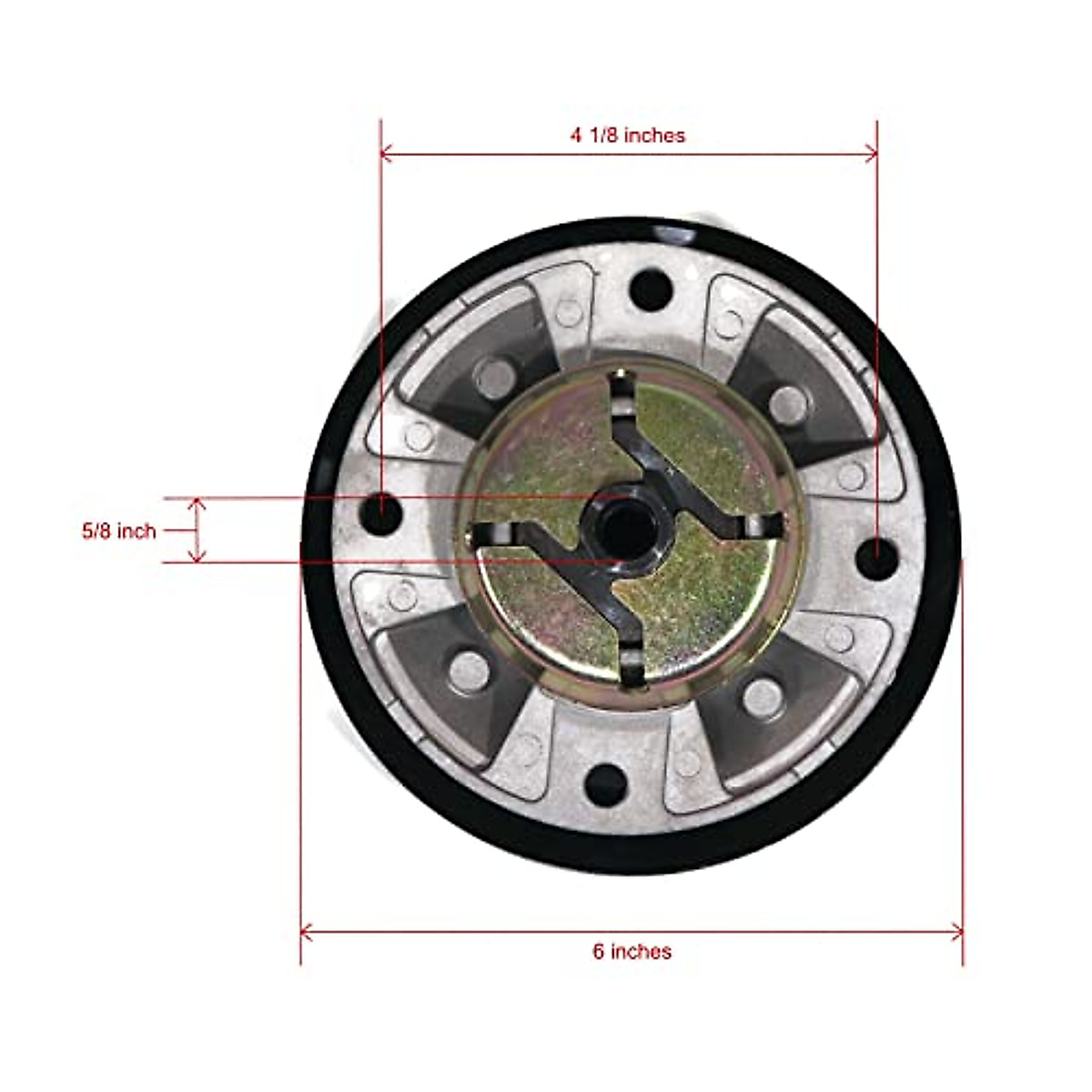 The ROP Shop | Spindle Assembly with Pulley for John Deere M110006, M122456 Garden Tractor Deck