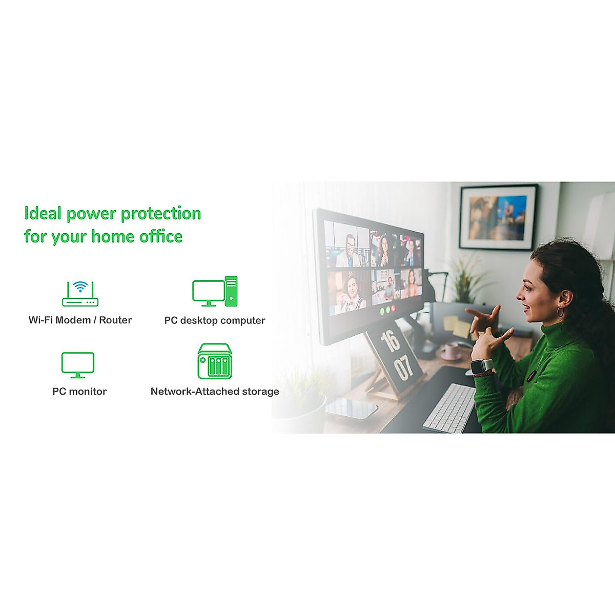 APC UPS 750VA Line Interactive UPS Battery Backup, BVK750M2 Backup Battery with AVR, 2 USB Charging Ports (Type C/Type A), Back-UPS Uninterruptible Power Supply