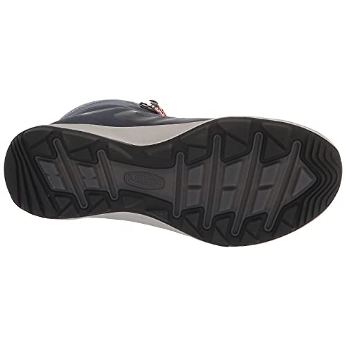 KEEN Women's Terradora Flex Mid Height Waterproof Hiking Boots, Vintage Indigo/Peachy, 6.5