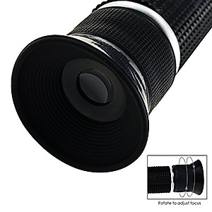 0-28% Salinity Refractometer ATC, Sodium Chloride (NaCl) Salt Level Meter Tester, Test Kit for Sea Water Brine Seawater Food Industry Pickle Soy Sauce, ±0.2% Accuracy