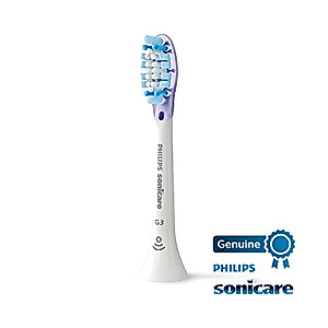 Philips Sonicare Genuine G3 Premium Gum Care Replacement Toothbrush Heads, 4 Brush Heads, White, HX9054/65