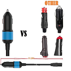 Thermoelectric Cooler DC Power Cable Cord for Car Cooler Cool Box Mini Fridge 12V Cooler Electric Cooler 2 Pin Lead Cable Plug Wire to Mini Fridge for Office