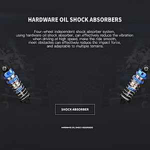 GoolRC WLtoys 124017 RC Car, 1:12 Scale 2.4GHz Remote Control Car, 4WD 75km/h High Speed Racing Car, Off-Road Buggy Drift Car RTR with Brushless Motor and Metal Chassis for Kids Adults