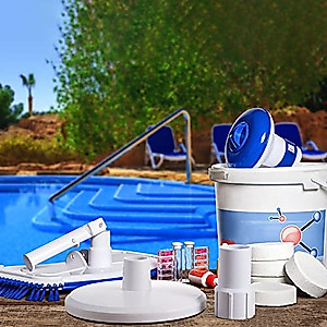 Tuanse Pool Skimmer Vacuum Plate and 1-1/2 Inch Pool Spiral Wound Vacuum Hose Cuff Compatible with Pentair HydroSkim Skimmer 513330 Hayward SP1091WM Pool Cleaning Tools Accessories (2Pack)