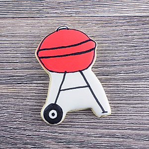 BBQ Grill Cookie Cutter, 3.75" Made in USA by Ann Clark