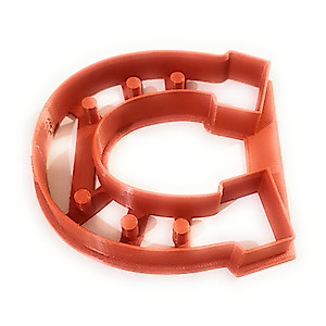T3D Cookie Cutters Horseshoe Cookie Cutter, Suitable for Cakes Biscuit and Fondant Cookie Mold for Homemade Treats 3.53*3.49*0.55inch