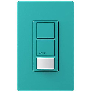 Lutron MS-OPS6-DDV-WH Motion Sensor, Maestro Occupancy Sensor Switch, 6A, Single Pole/Dual Circuit - White
