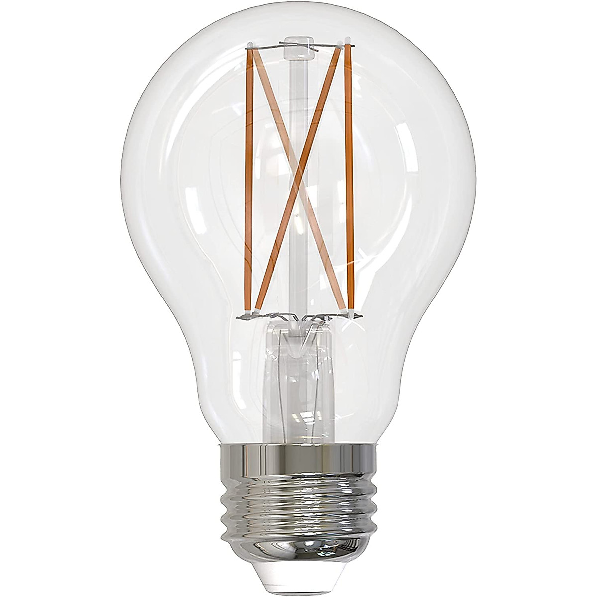 Bulbrite (10 Pack) 776774 Filament Supports Title 24 Part 6 JA8 LED Filament Light Bulb, 2700K, 8.5 Watts, 850 Lumens, CRI 90, 120 Volts, Bulb Type A19, Warm White Light with a E26 Medium Base
