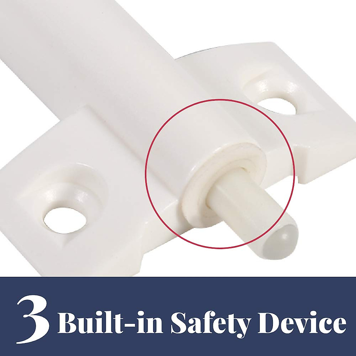 Home Kitchen Cabinet Door Drawer Soft Quiet Closer Damper Buffers Cushion , 20pcs(White)