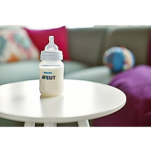 Philips AVENT Anti-colic Baby Bottles Clear, 9oz, 1 Piece (SCF403/17)
