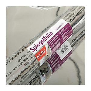 d-c-fix Peel and Stick Contact Paper Mirror Effect Self-Adhesive Film Waterproof & Removable Wallpaper Decorative Vinyl for Kitchen, Countertops, Cabinets 17.7" x 59"