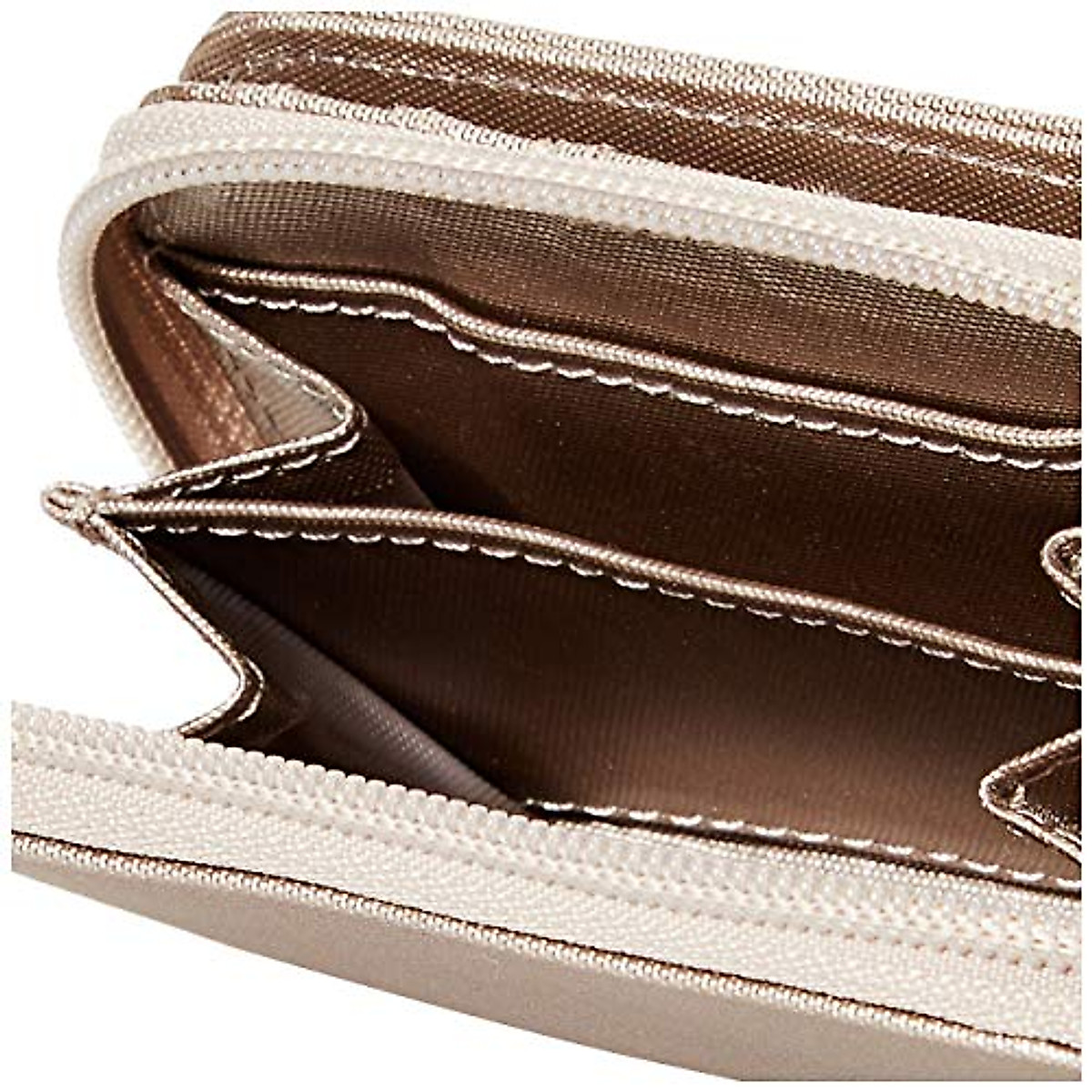 Kipling Women's Tops Wallet, Compact, Practical, Nylon Travel Card Holder, Metallic Glow