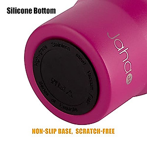 Jahao 4-in-1 Can Cooler, Stainless Steel Double-Wall Vacuum Insulated Beer Cooler/Can Holder/Slim Can Coolers for 12oz Cans, Slim Cans and Beer Bottles, or as a 14oz Coffee Mug