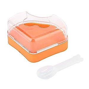 Yosoo Health Gear Corner Toilet for Hamster with Roof, Hamster Sand Bathroom with Scoop, Hamster Sandbox, Plastic Sand Bath Container, Corner Toilet Tray for Hamster Totoro Chinchilla