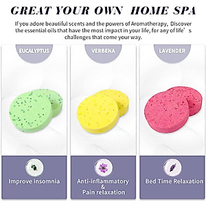 Shower Steamers Multi-Quantity Packed (45PCS) Women/Men Gift Set–Lavender, Verbena, Eucalyptus Aromatic Shower Bombs, Individually Wrapped Tablets for Mother's Day & Anniversaries