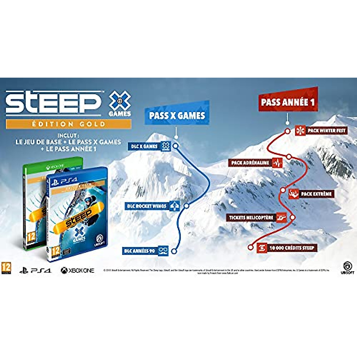 STEEP X Games Gold - Xbox ONE