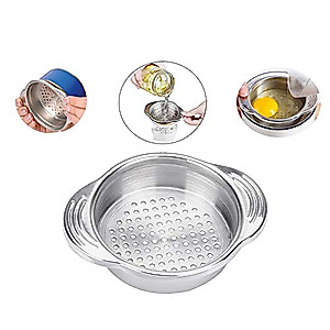 DLD Tuna Strainer Press, Tuna Can Strainer Food-Grade Stainless Steel Canning Colander for Regular-Size and Wide-Necked Tunas