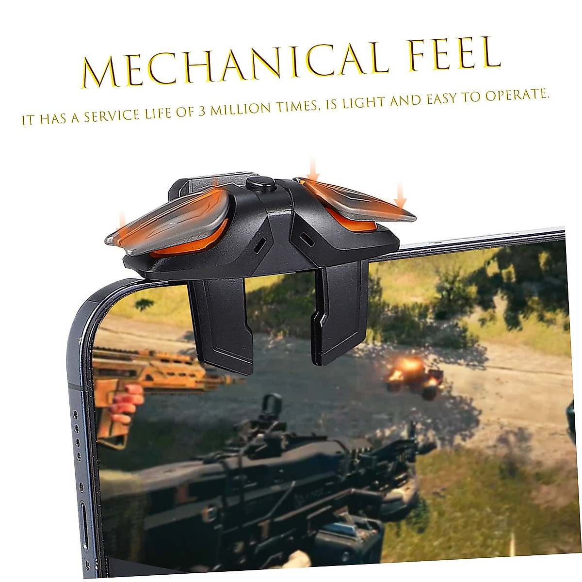 UKCOCO Telefonos 1 Set Controls Teléfonos Telefono Game Supplies Mobile Phone Gaming Controllers The Call Game Six-finger Chicken Eating Artifact: Abs Cell Phone Cable Triggers