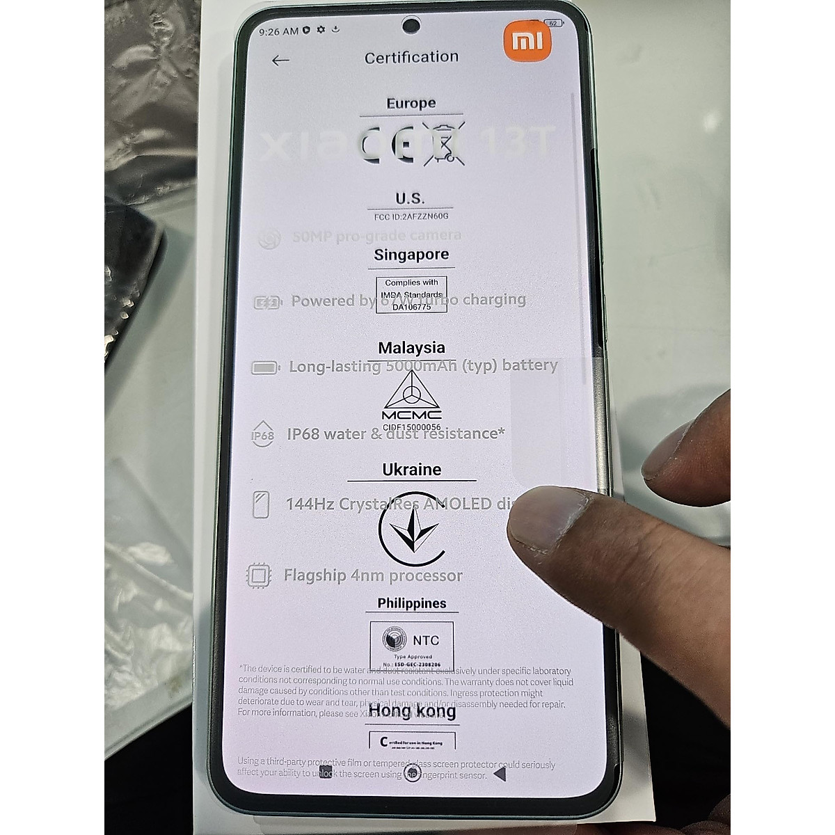 Xiaomi 13T Leica 5G + 4G LTE (256GB+12GB) Global ROM Unlocked Worldwide (Tmobile Mint Tello Global) 50MP Triple Pro Leica Camera 6.67" 144Mhz + (w/Fast 51w Car Charger) (Meadow Green Global ROM)