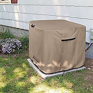 ULTCOVER Waterproof Square Air Conditioner Cover for Outside AC Units Size Upto 30 x 30 inch