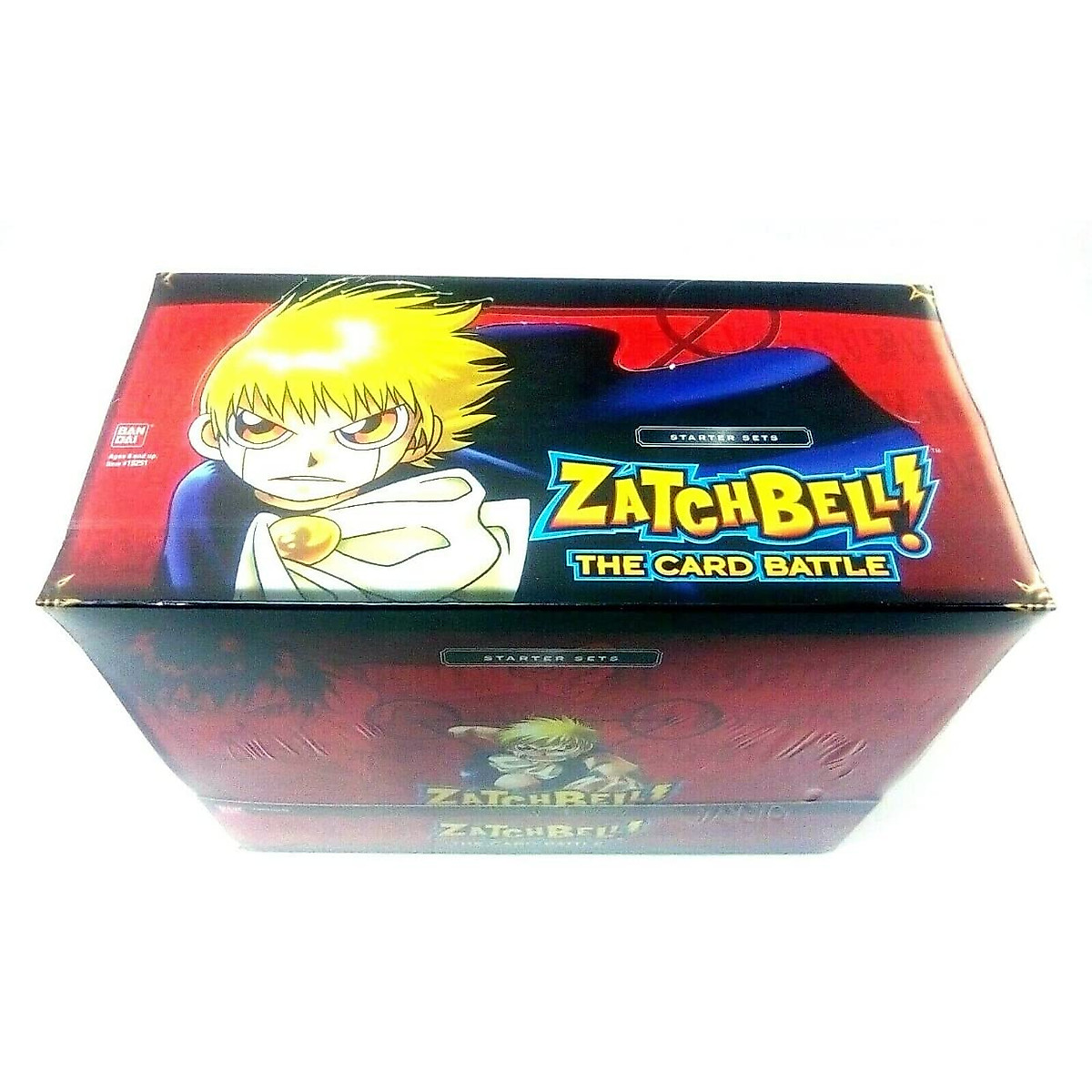 Zatch Bell The Card Battle Starter Sets Full Box Includes 4 Set #1 & 4 Set #2 Packs Collectible Playing Cards
