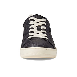 Coach Women's Lowline Coated Canvas Sneaker, Charcoal/Black, 9