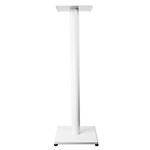 Rockville Pair 37" Steel Bookshelf Speaker/Studio Monitor Stands-White (RS37W V2)