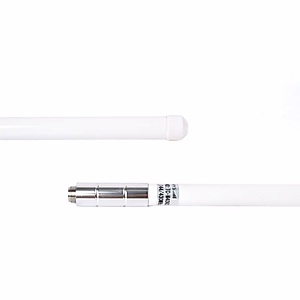 HYS TC-40UV Dual Band VHF UHF 2meter 70cm 144/430Mhz 2.5dBi 100W 15.7inch Fiberglass Outdoor Base Antenna with SO239 (UHF Female) Connector For ICOM Yaesu Midland Motorola Mobile Ham Radio Transceiver