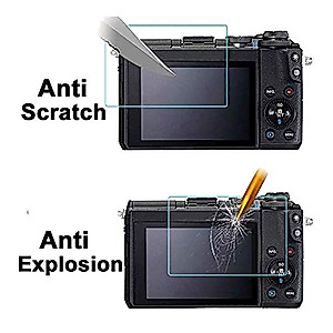 [2-Pack] Screen Protector Tempered Glass for Canon G7X Mark III - Ultra Thin Screen Protective Film For Camera Canon G7 X Mark iii G9X Mark II GX7 GX9