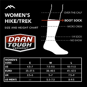 Darn Tough Women's Hiker Boot Midweight with Full Cushion (Style 1908) - Eclipse, Medium