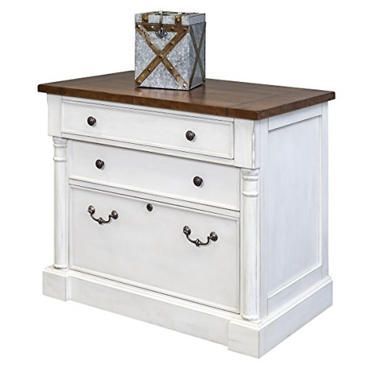 Martin Furniture Durham Lateral File, White