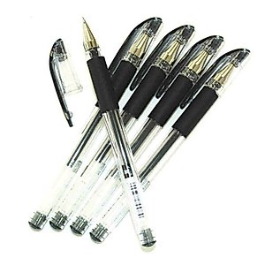 Uni-ball Signo Rubber Grip Ultra Micro Point Gel Pens -0.28mm-black Ink-value Set of 5