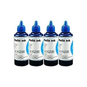 TBTeek 400ml Cyan（Dye Ink） Printer Refill Ink Dye Bottles Kit for Refillable Cartridges and CISS, for PIXMA MX922, MG5720, TS6020, TS6120, TS5020, MG6820, IX6820, MG5620