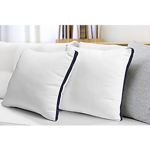 Utopia Bedding Throw Pillow Insert 20 x 20 Inches (White), Set of 2 Gusseted Decorative Bed and Couch Pillows, Cushion Sham Stuffer for Sofa
