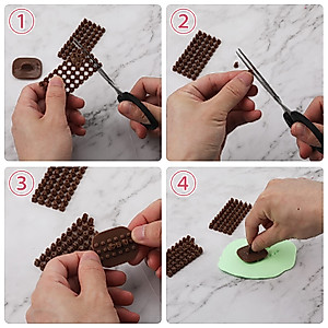 3pcs Alphabet Letter Stamps for Clay with 2pcs Combination Tools, Plastic Number and Letter Stamps for Clay Tiny Cookie Stamp for Biscuit Pottery DIY Projects Pink and Brown