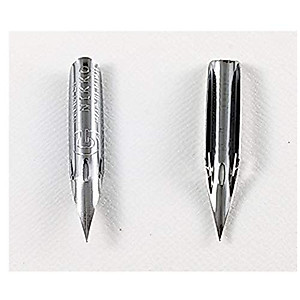 Tachikawa Pen Nib Holder(T-40) + Nikko G Pen Nib Pack of 10(NG-10),and Anti Rust Paper included