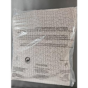 Goodheim Laundry Hamper with Lid, Large Woven Laundry Basket，Blanket and Toy Storage Basket for Living Room, Bedroom, Bathroom, Nursery（Brown and White，55L）