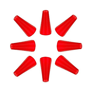 Kelkaa Long Red Tips for Yorker Spout Caps, Replacement Sealer Tips (Pack of 20)