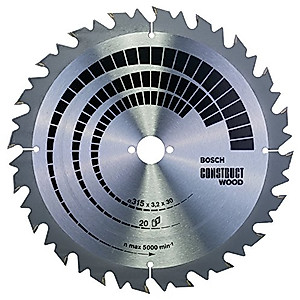 Bosch 2608640701 CWWOS 12.4" x 30mm 20T Circular saw blade Top Precision