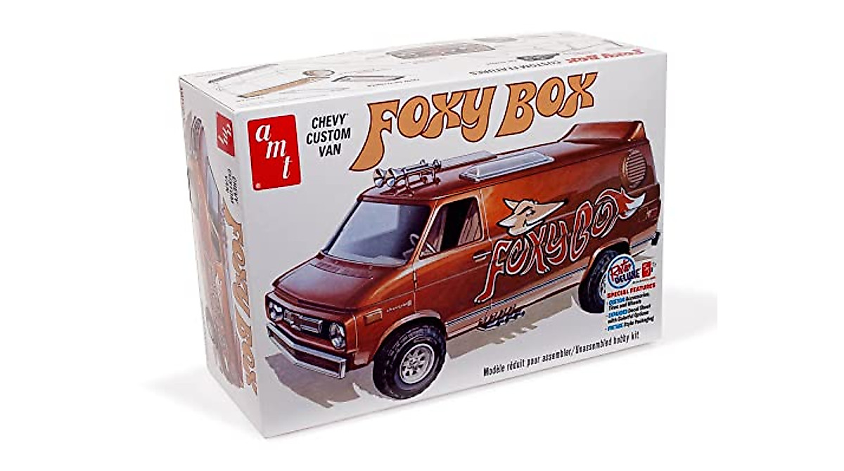 AMT 1975 Chevy Van Foxy Box Model Kit | Easy Assembly & Detailed Build