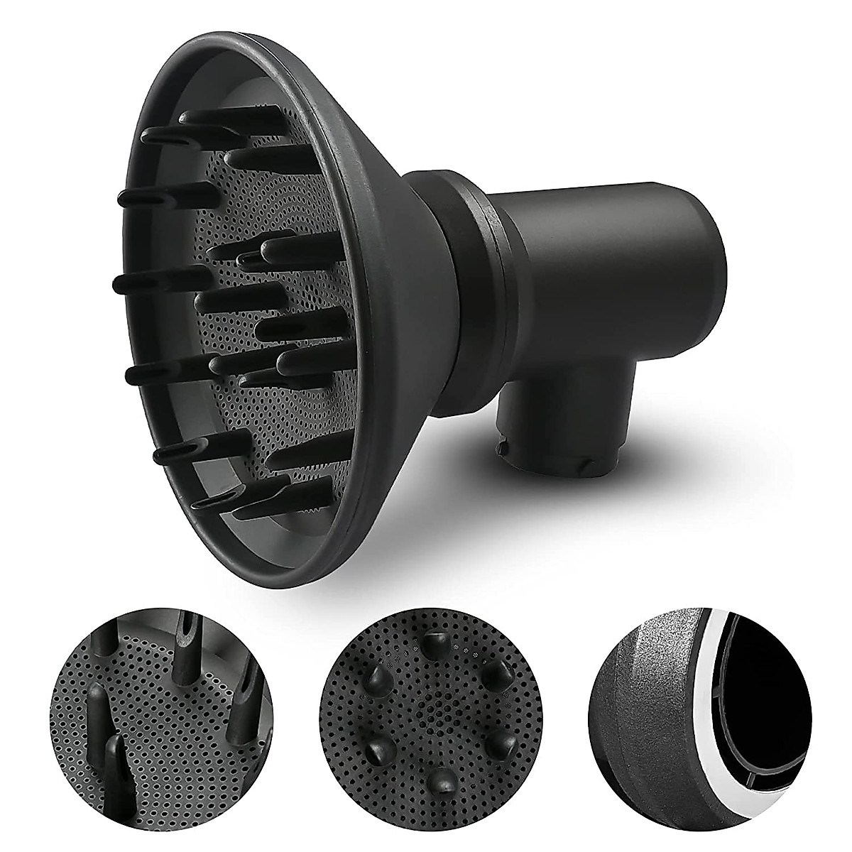 Diffuser and Adaptor Compatible with Dyson Airwrap Attachments, Converting Your Air Wrap Curling Styler to A Hair Dryer