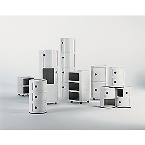 Kartell Componibili Drawers by Anna Castelli Ferrieri, Pack of 1, White