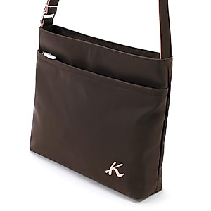 Kitamura R-0702 Crossbody Shoulder Bag, Chocolate/Pink [Brown] 62721, One Size
