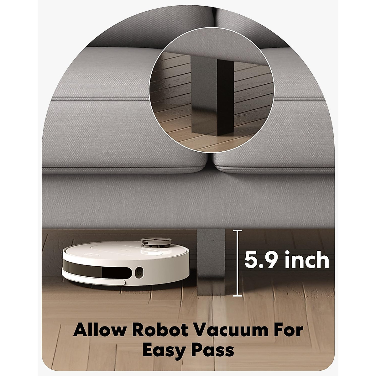 Small Modern Loveseat Couch Sofa - Fabric Upholstered 2 Seat Sofa, Solid Wood Leg, Ultra Thick Cushion, Seats Storage, Compact Small Space Furniture, Living Room, Apartment, Light Gray