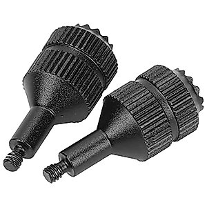 01 02 015 FPV Drone Controller Joysticks, Aluminum Controller Joysticks 2PCS Comfortable Storable for Metal Joystick Protector for Model Airplane Accessories(Black)